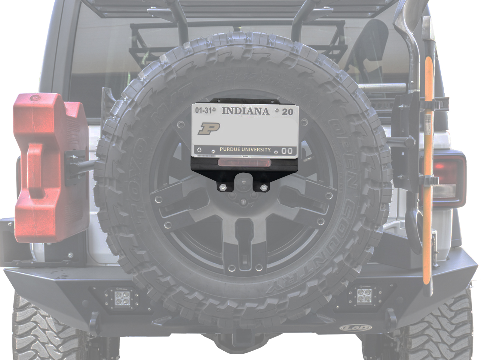 LoD Offroad Destroyer Spare Tire License Plate Relocation Kit LOD ...