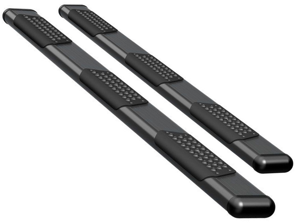 Luverne O-Mega II Black Wheel to Wheel Running Boards | RealTruck