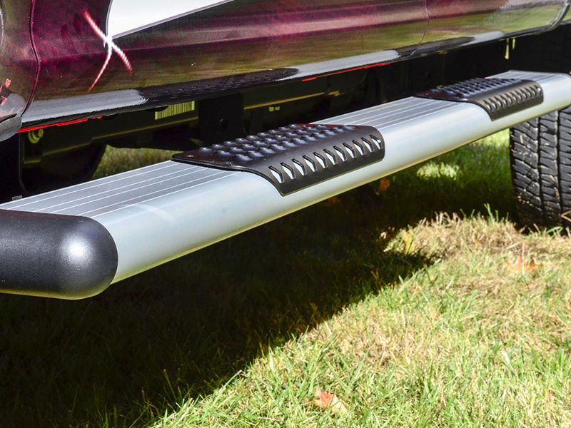 Luverne O-Mega II Silver Running Boards | RealTruck