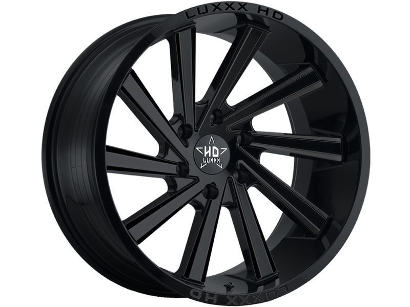 Luxxx HD Gloss Black LHD22 Wheels | RealTruck