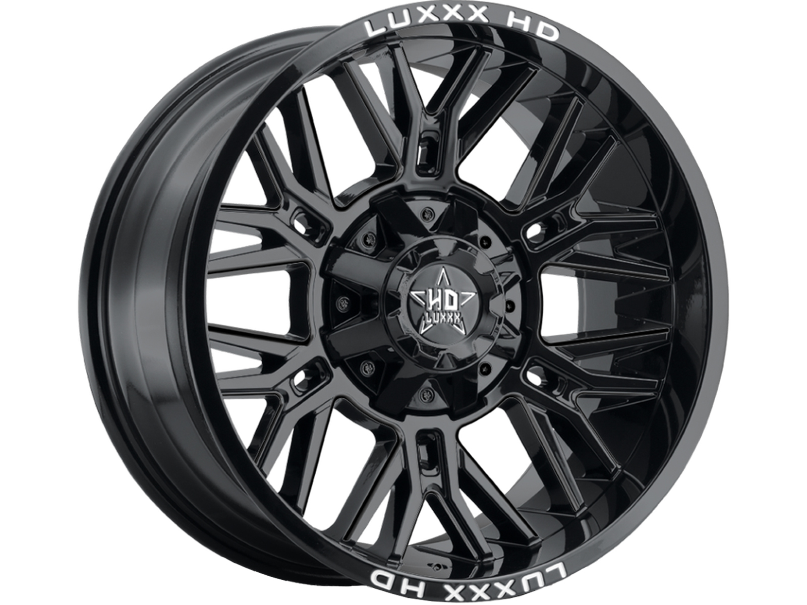 Luxxx HD Gloss Black LHD25 Wheels | RealTruck