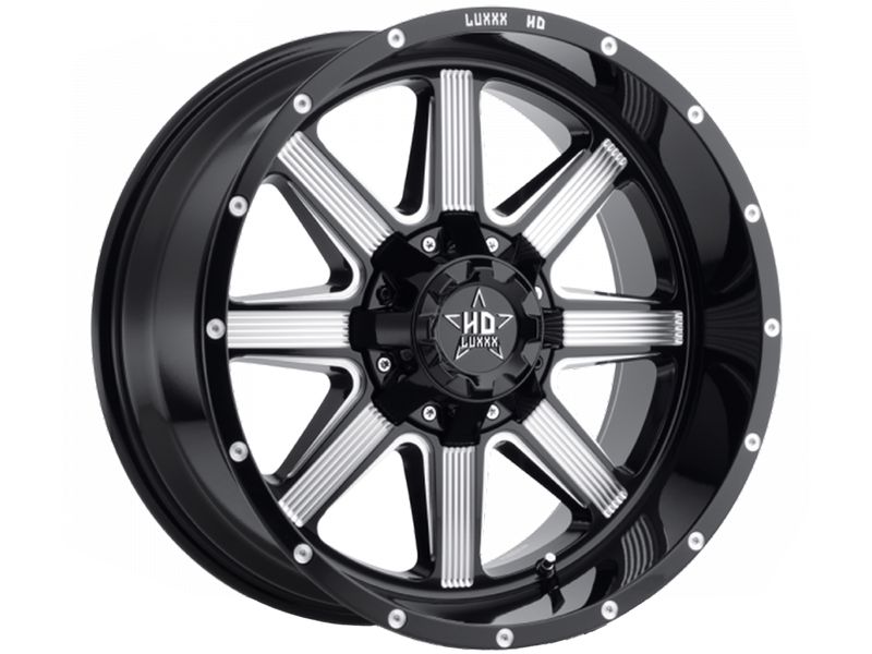 Luxxx HD Milled Gloss Black LHD10 Wheels | RealTruck