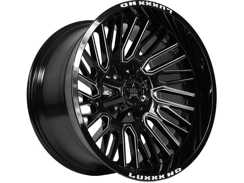 Luxxx HD Milled Gloss Black LHD28 Wheels | RealTruck