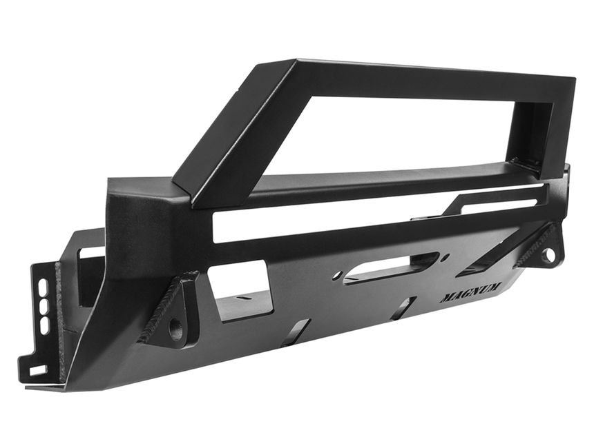 Magnum Stubby Front Winch Bumper FBM75TYN-RT | RealTruck