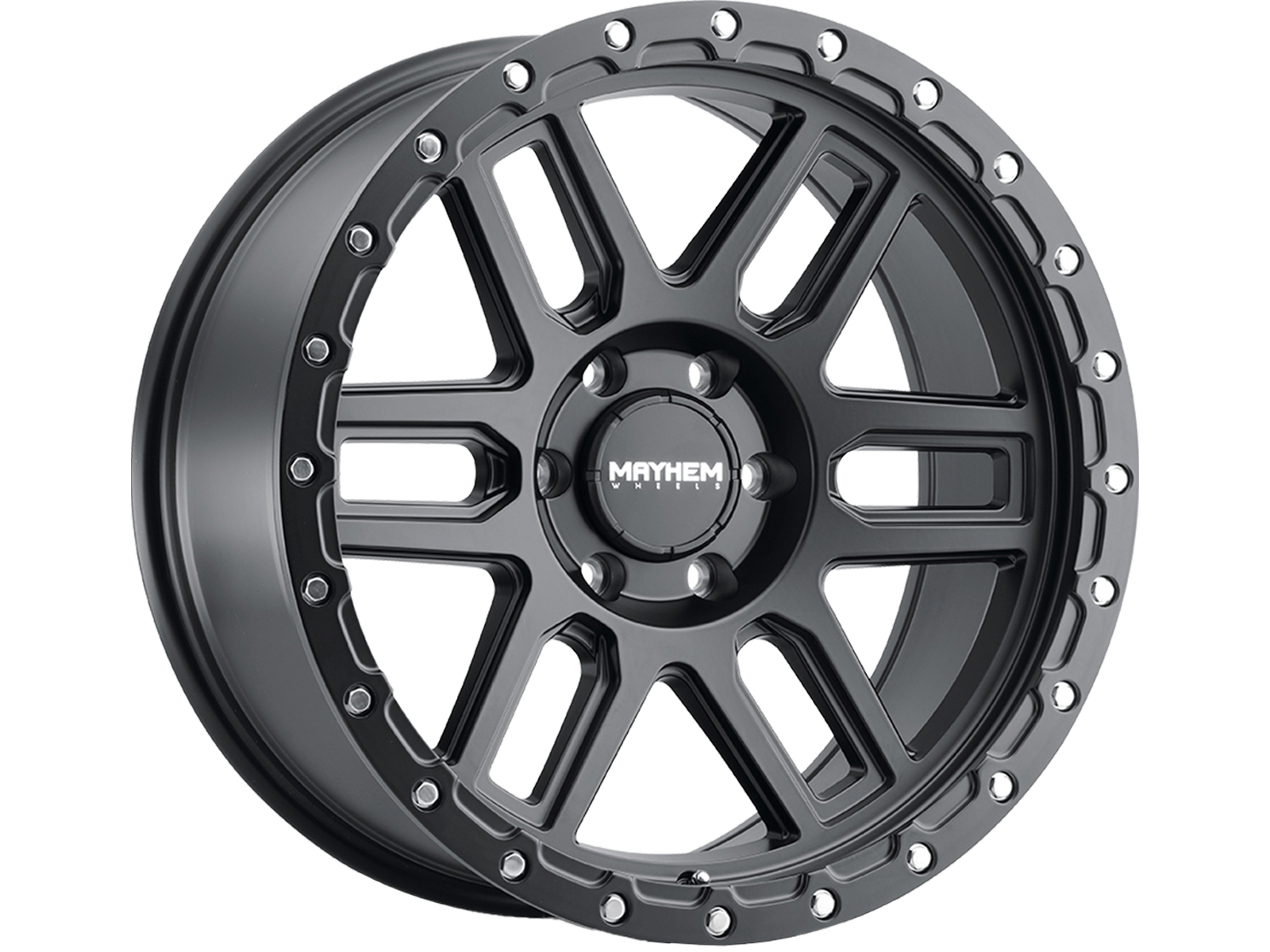 Mayhem Matte Black Delta Wheel 8304-2936MB | RealTruck