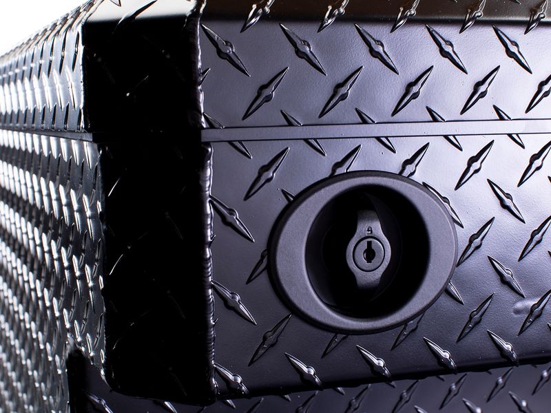 Merritt Diamond Plate Crossbody Tool Box | RealTruck