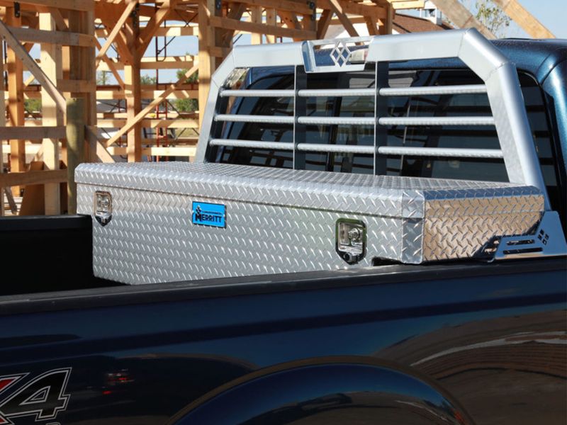 Merritt Diamond Plate Single-Door Xtra Wide Crossbody Tool Box ...