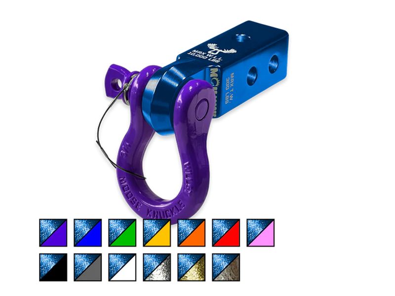 Moose Knuckle B'oh 3/4" Shackle & Blue Pill Mohawk 2.0 Receiver Combo ...