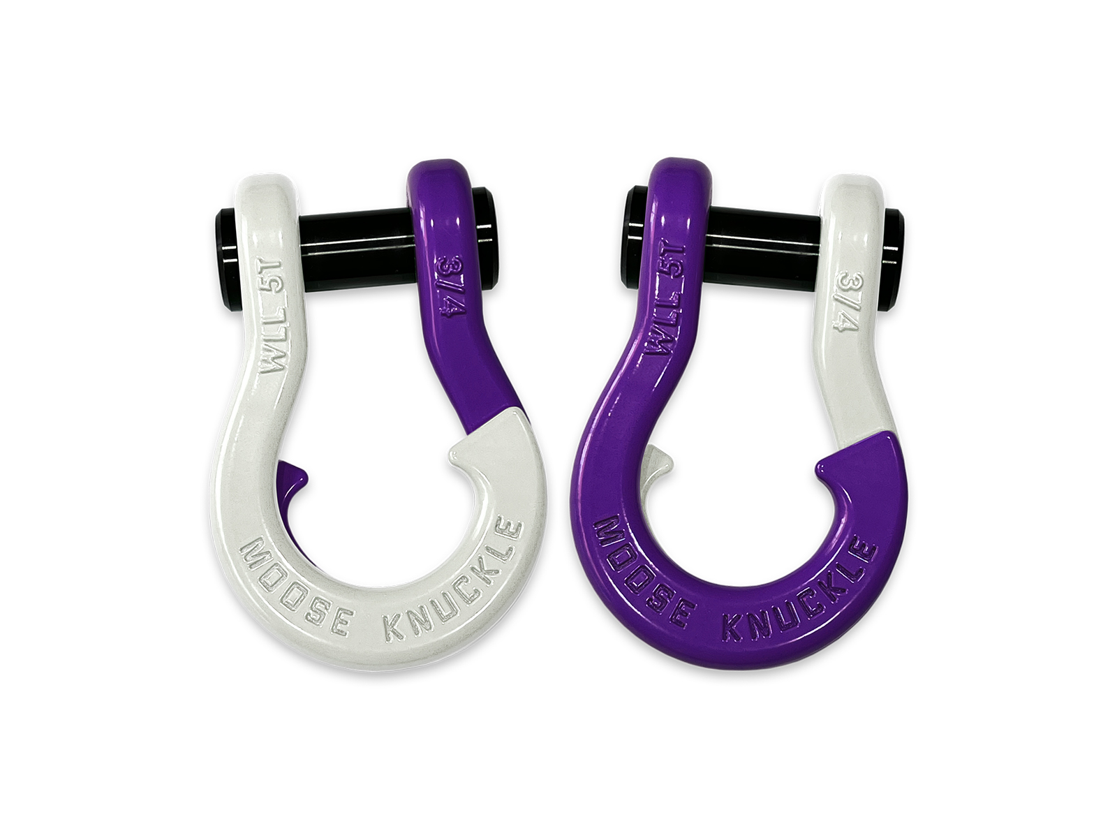 Moose Knuckle Jowl Pure White 3/4" Split Shackle Color Combo | RealTruck