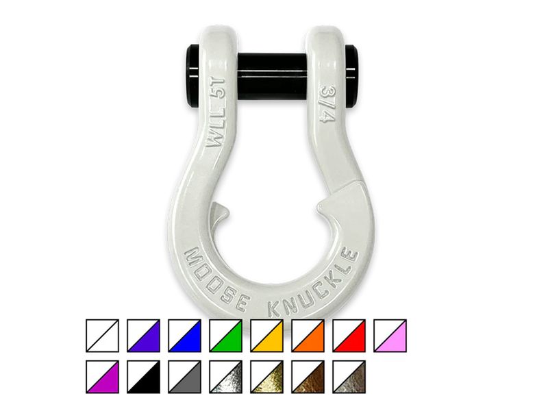 Moose Knuckle Jowl Pure White 3/4" Split Shackle Color Combo | RealTruck