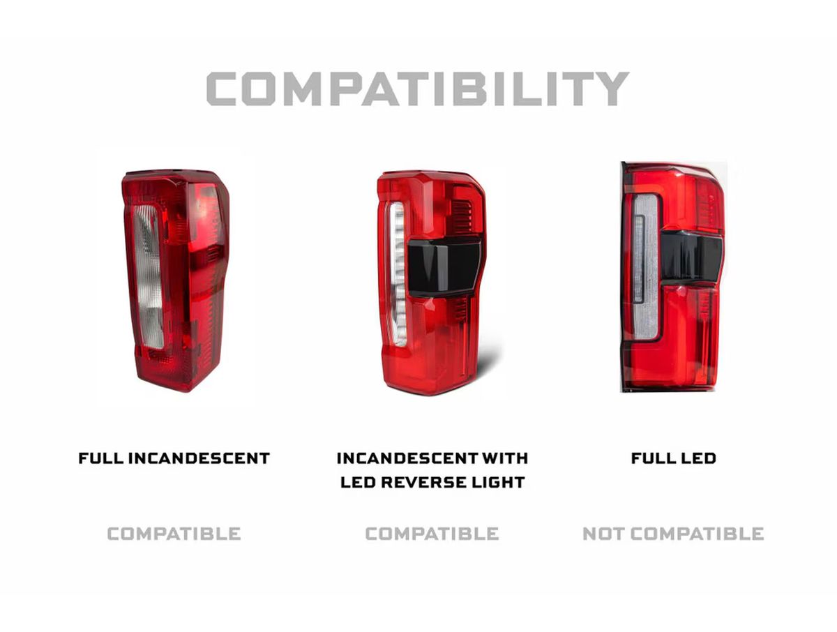 Morimoto XB Black LED Tail Lights LF352 | RealTruck