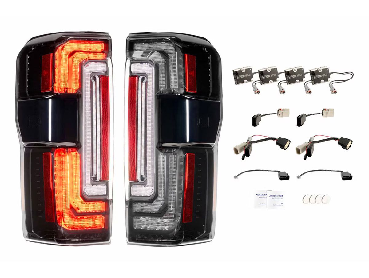 Morimoto XB Black LED Tail Lights LF352 | RealTruck