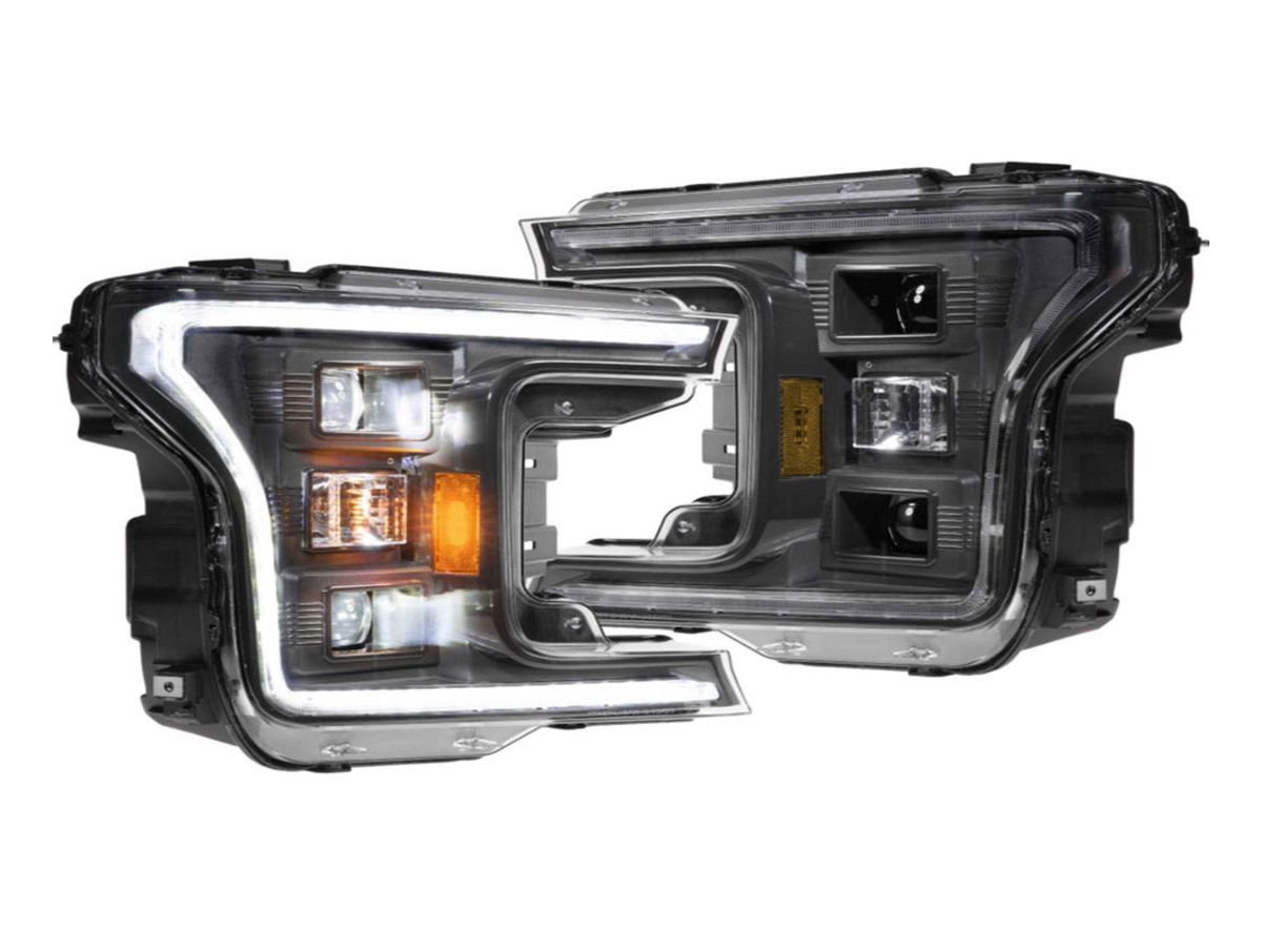 Morimoto XB Black DRL Hybrid LED Headlights LF553.2 | RealTruck