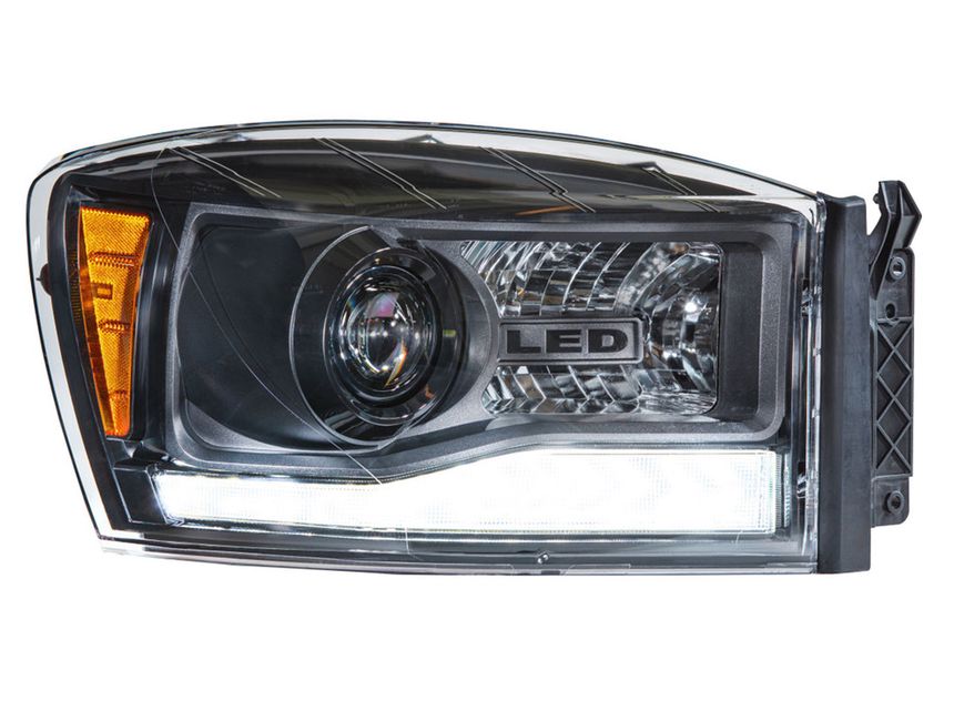 Morimoto XB Black DRL Hybrid LED Headlights LF558 | RealTruck