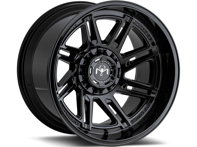 Motiv Gloss Black Millenium Wheel 425B-2206812 | RealTruck