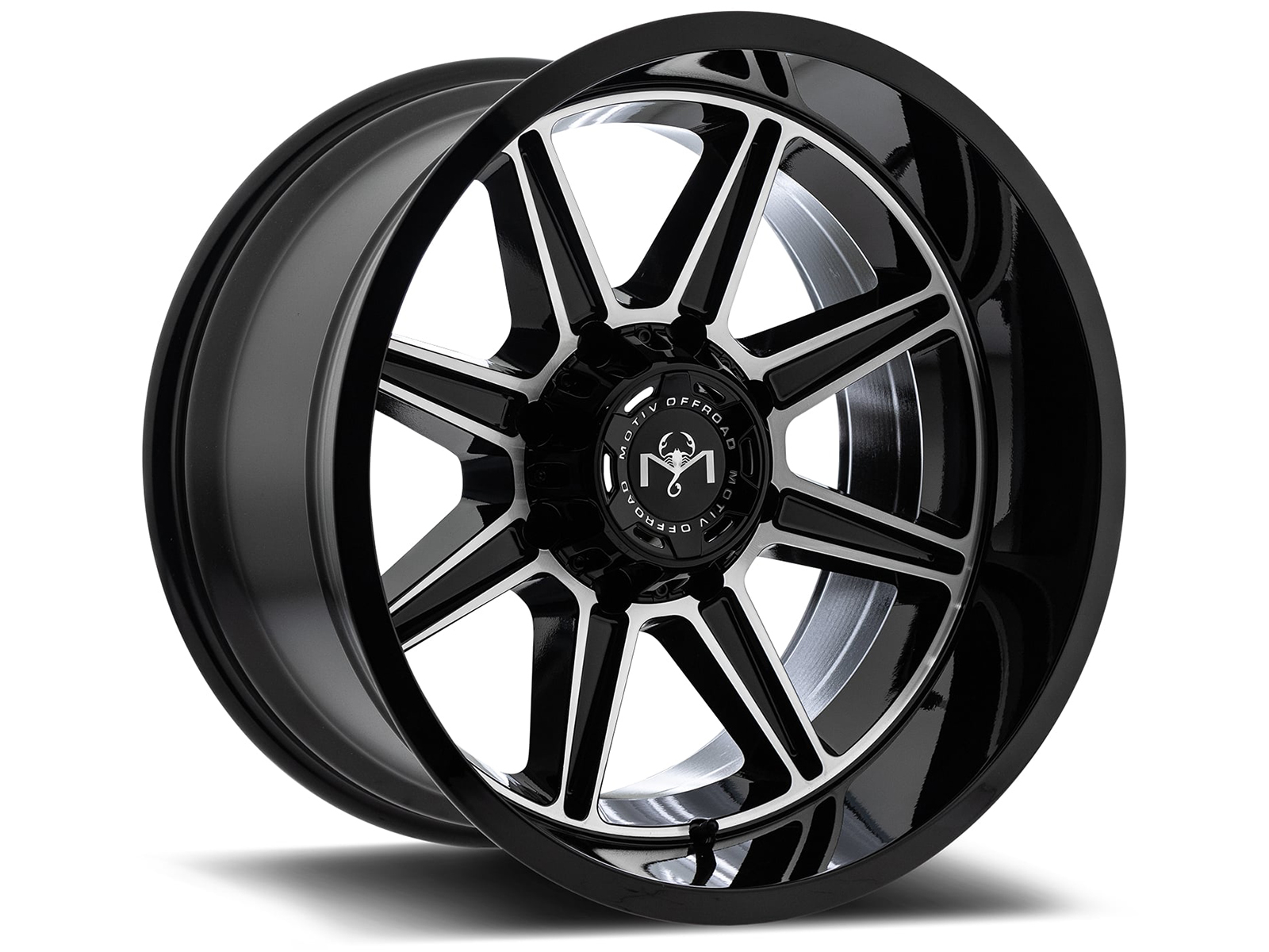Motiv Machined Gloss Black Balast Wheels | RealTruck