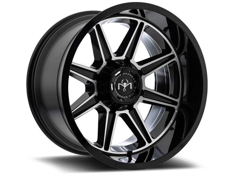 Motiv Machined Gloss Black Balast Wheel 428MB-7908700 | RealTruck