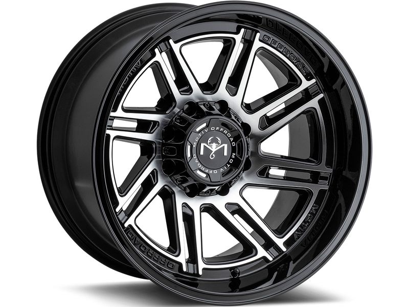 Motiv Machined Gloss Black Millenium Wheel 425MB-2106812 | RealTruck