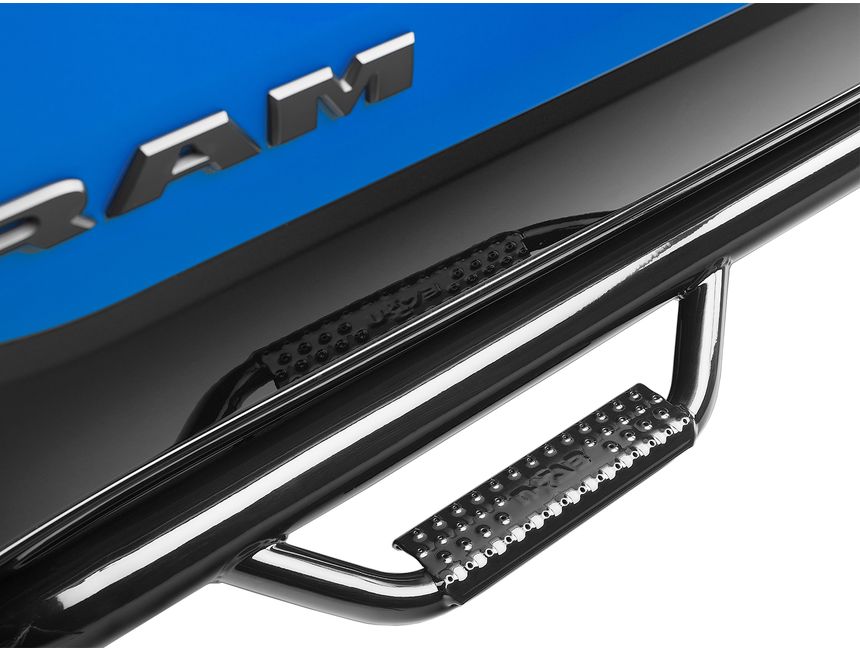 N-Fab Black Cab Length Nerf Bars D1980CC | RealTruck