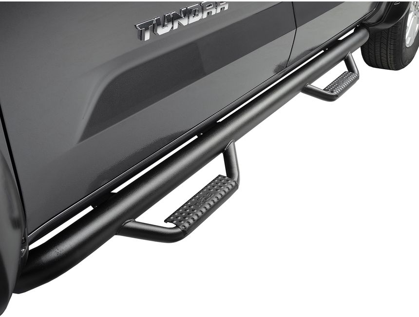 N-Fab Black Wheel To Wheel Nerf Steps T2282CC-TX | RealTruck