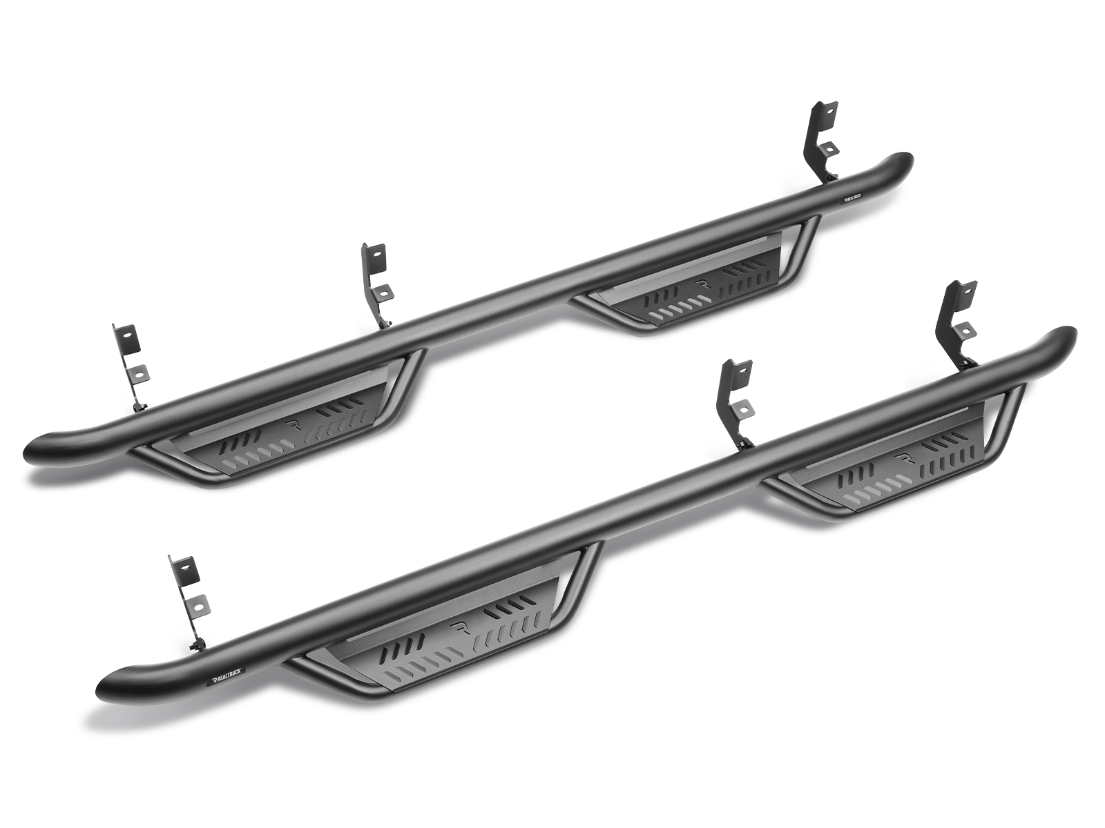 N-Fab Textured Black Cab Length Podium Steps HPC1980CC-TX | RealTruck