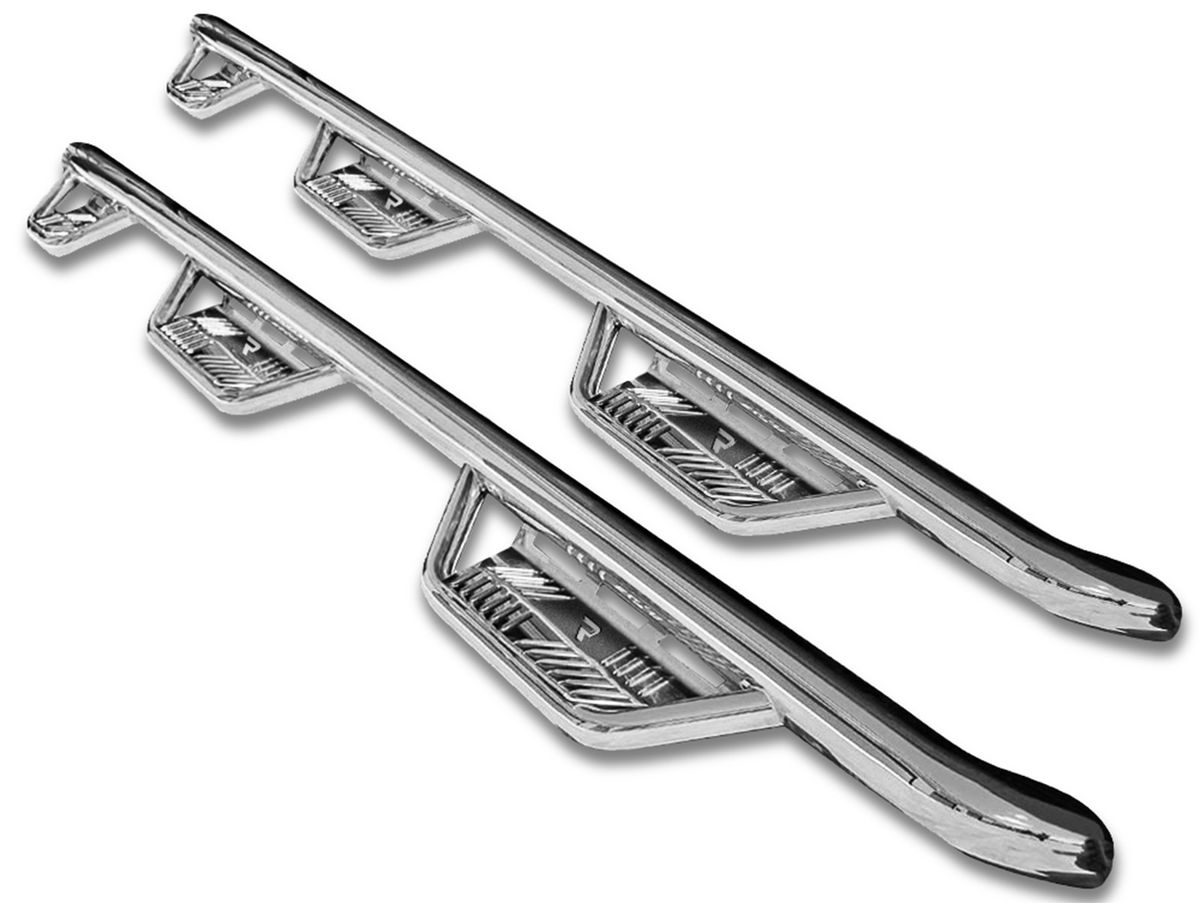 N-Fab Stainless Steel Bed Access Podium Steps | RealTruck