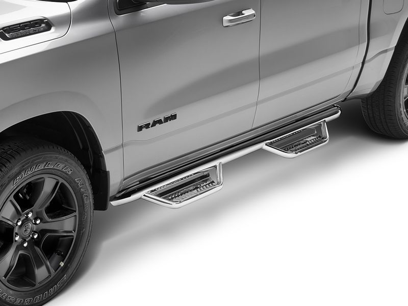 N-Fab Stainless Steel Cab Length Podium Steps | RealTruck