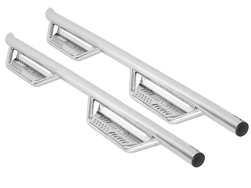 N-Fab Stainless Steel Cab Length Podium Steps | RealTruck