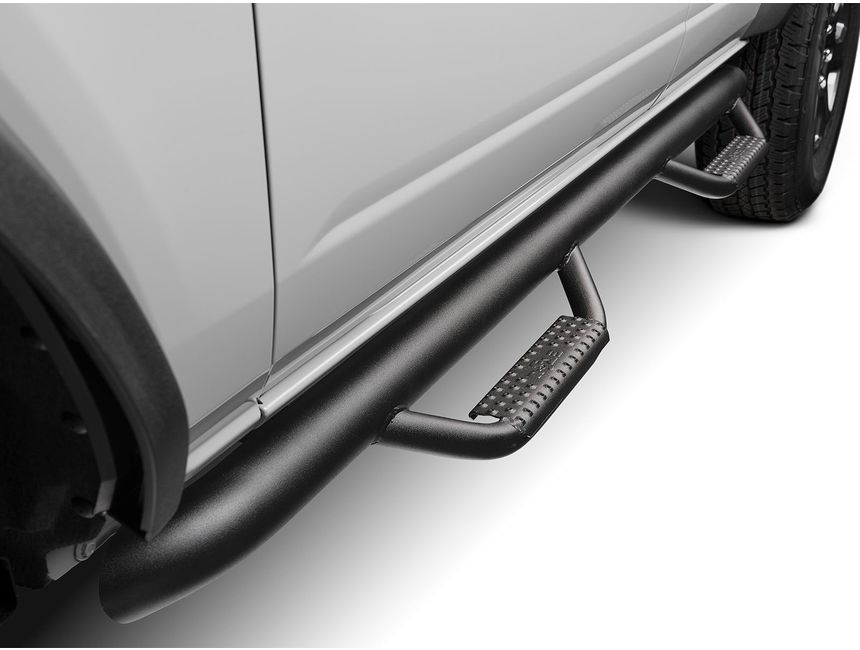 N-Fab Black Wheel To Wheel Nerf Steps F2172B-TX | RealTruck