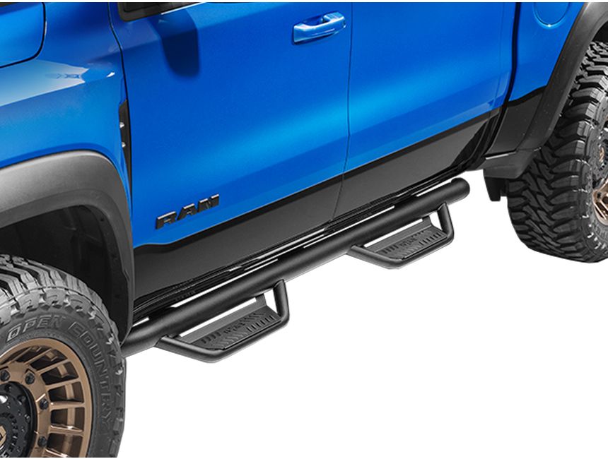 N-Fab Textured Black Cab Length Podium Steps HPD1980CC-TX | RealTruck