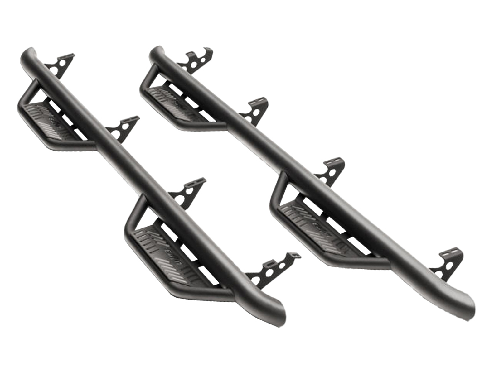 N-Fab Textured Black Cab Length Podium Steps HPF2172B-TX | RealTruck