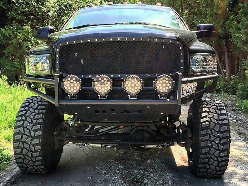 N-Fab RSP Textured Black Prerunner Front Bumper | RealTruck