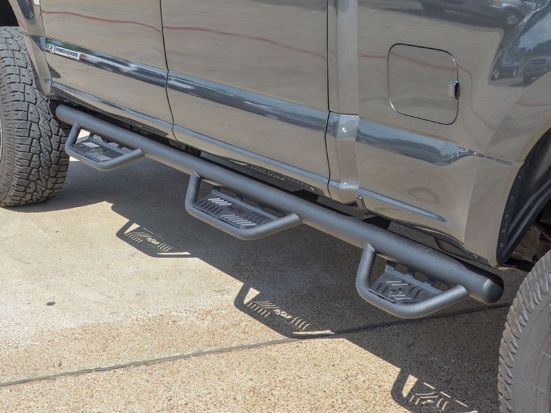 N-Fab Textured Black Bed Access Podium Steps | RealTruck