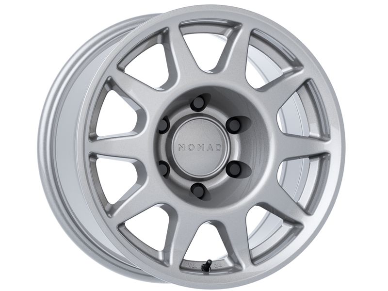 Nomad Silver Touring Wheels | RealTruck