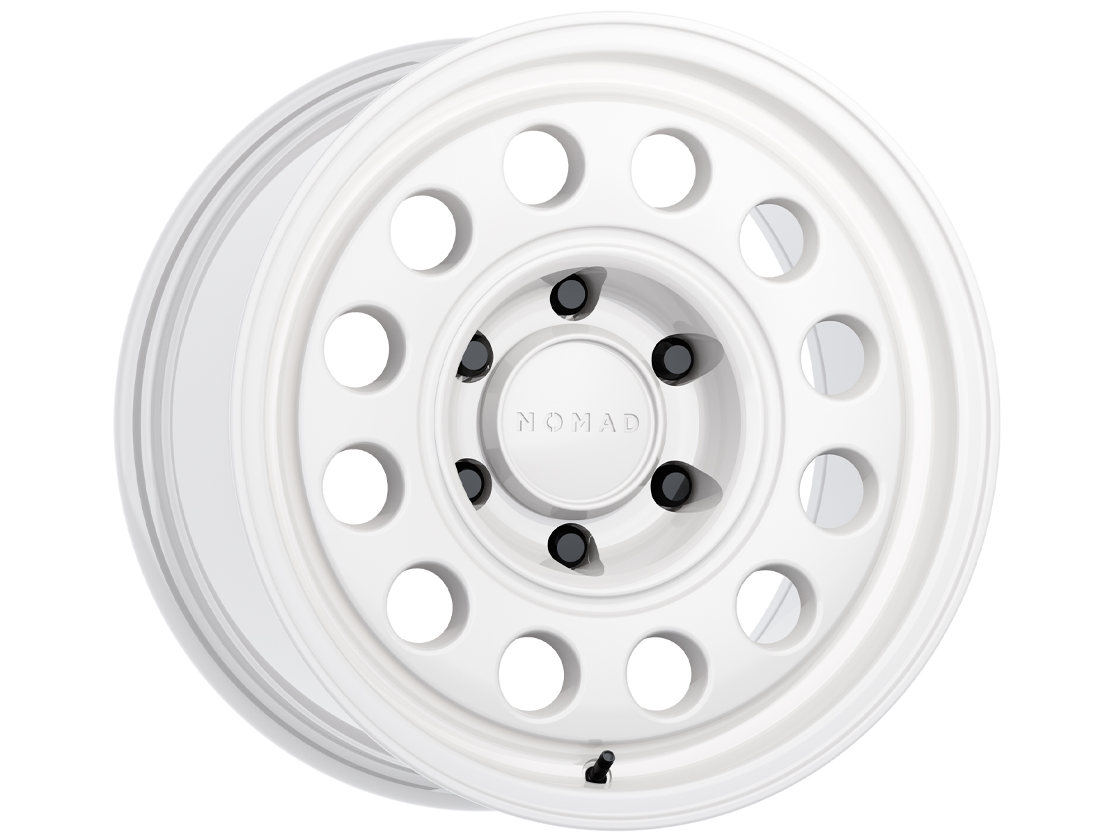 Nomad White Convoy Wheels | RealTruck