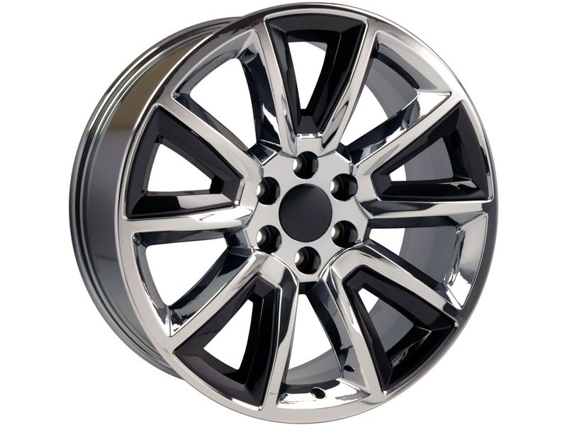 OE Chrome & Gloss Black Inserts CV73 Wheels | RealTruck