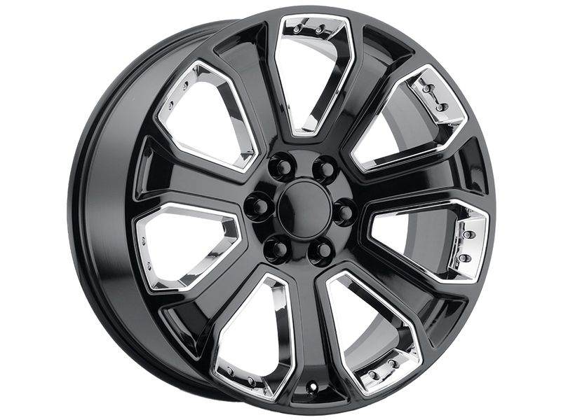 OE Creations Black & Chrome PR113 Wheels | RealTruck