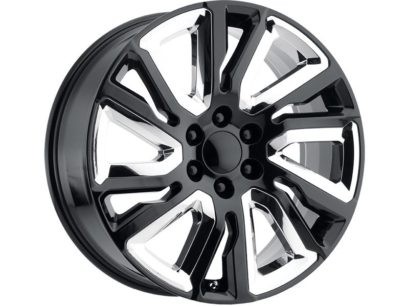 OE Creations Black & Chrome PR202 Wheels | RealTruck