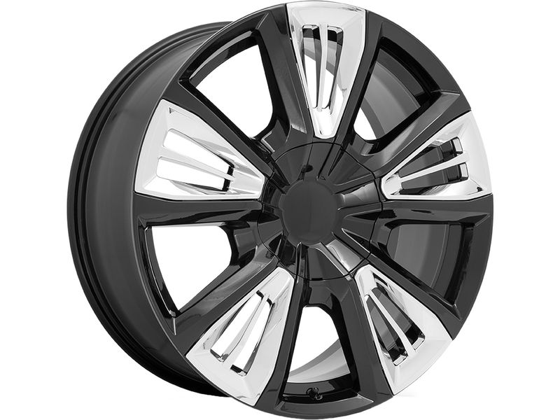 OE Creations Black & Chrome PR212 Wheels | RealTruck