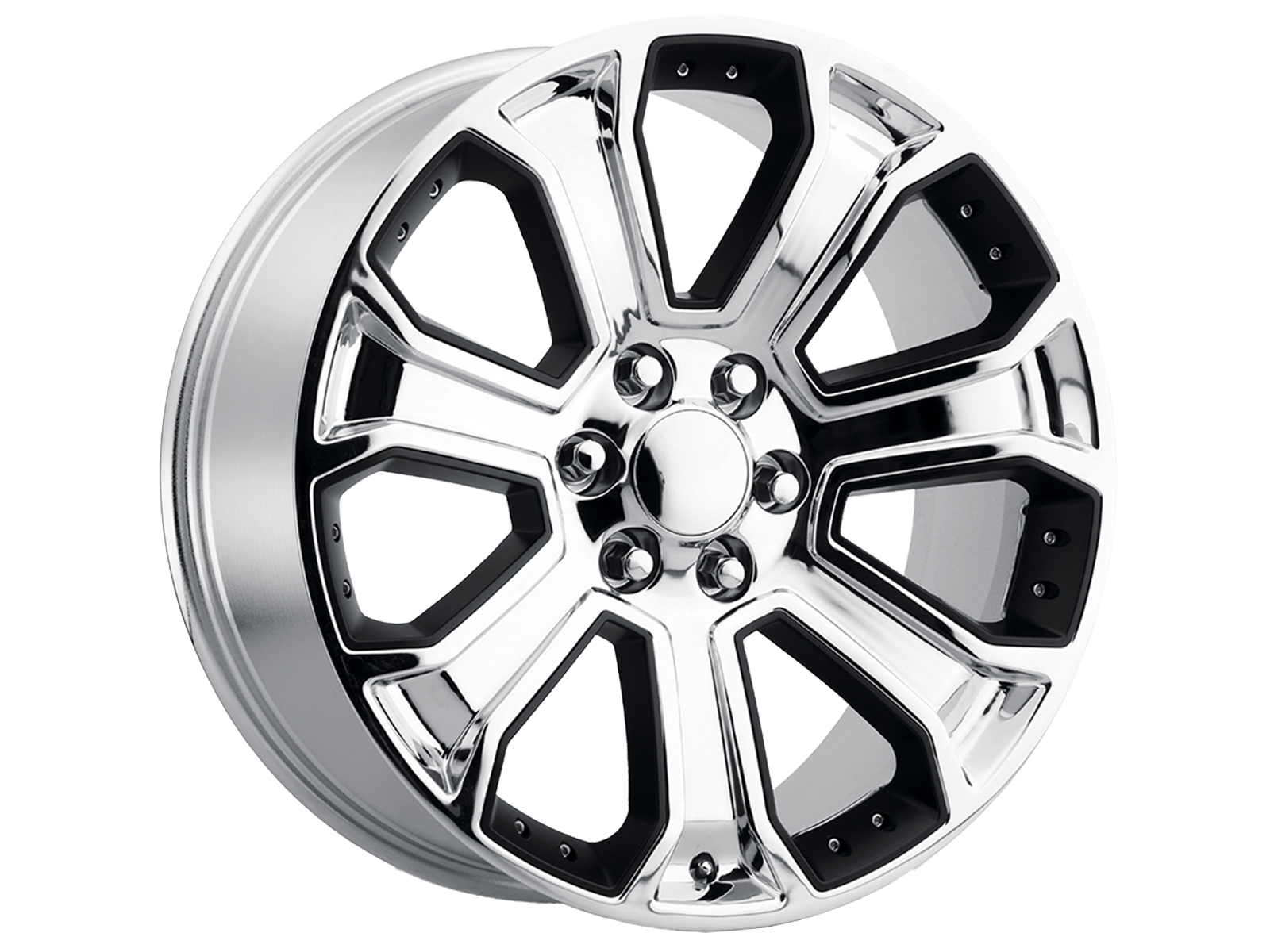 OE Creations Chrome & Black PR113 Wheels | RealTruck