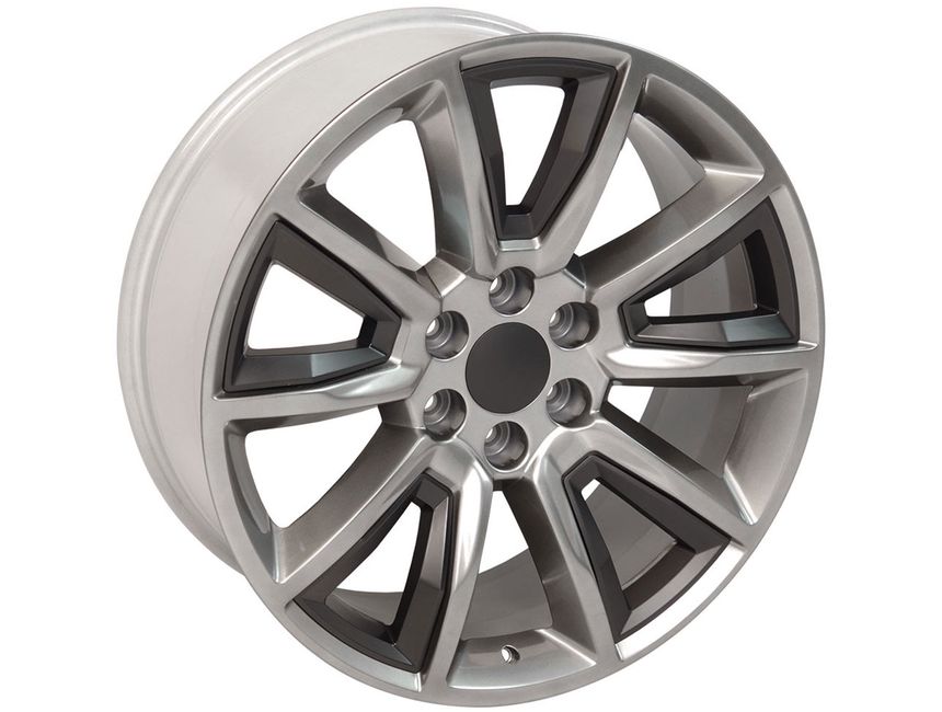 OE Grey & Matte Black Inserts CV73B Wheels | RealTruck
