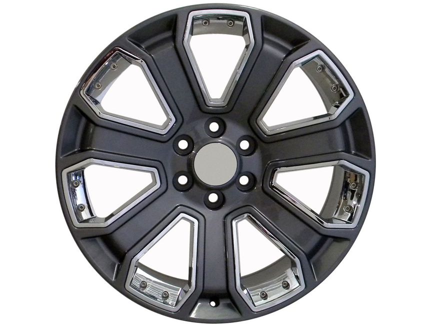 OE Gunmetal & Chrome Inserts CV93 Wheels | RealTruck