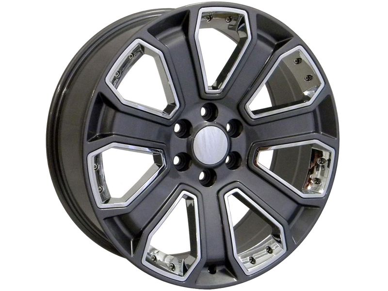 OE Gunmetal & Chrome Inserts CV93B Wheels | RealTruck