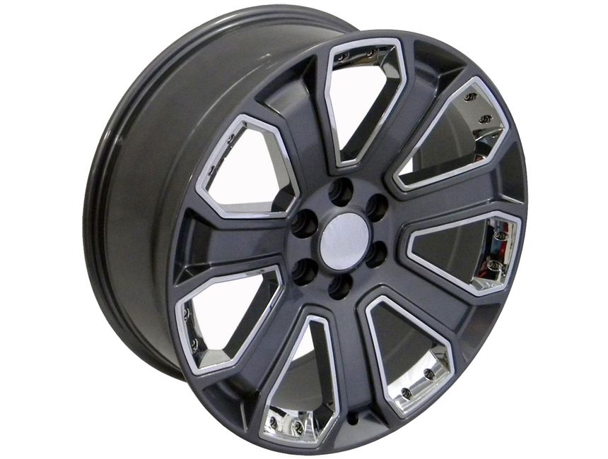 OE Gunmetal & Chrome Inserts CV93B Wheels | RealTruck