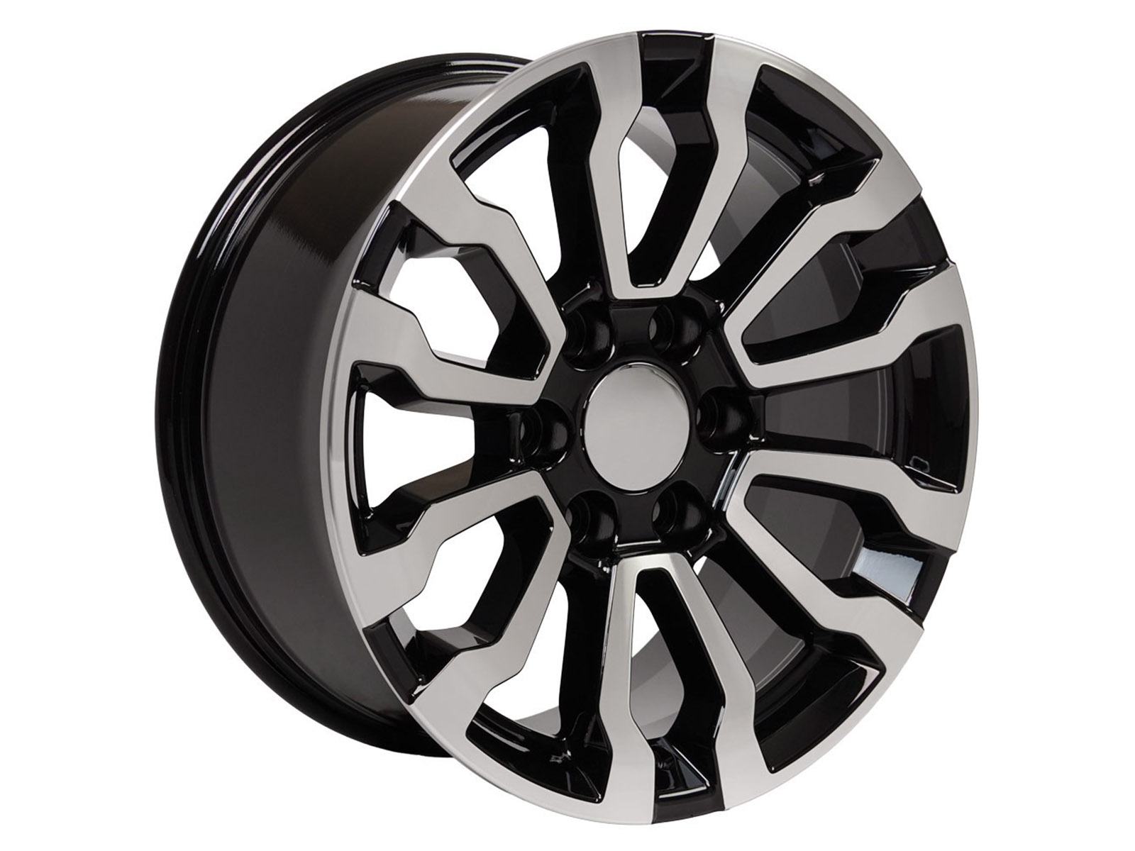 OE Machined Gloss Black CV35 Wheel CV35-18085-6550-24MB | RealTruck