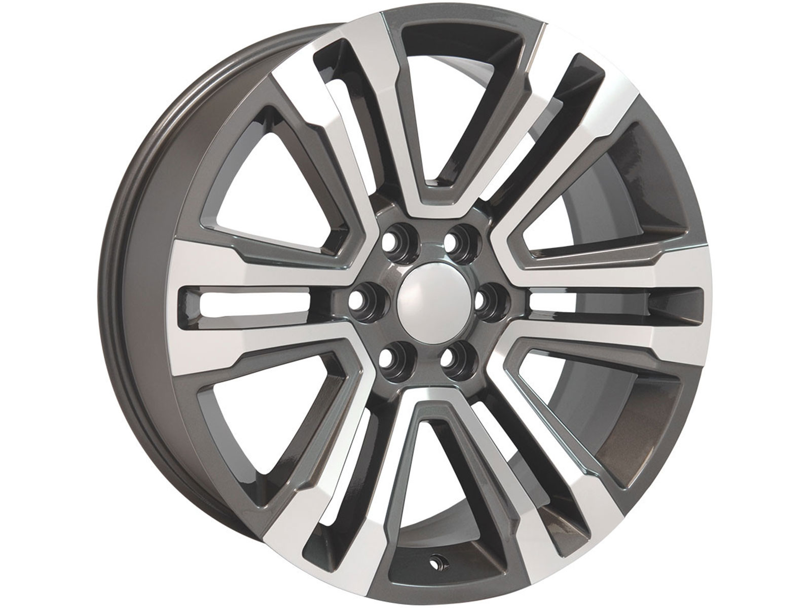 OE Machined Grey CV44 Wheels | RealTruck