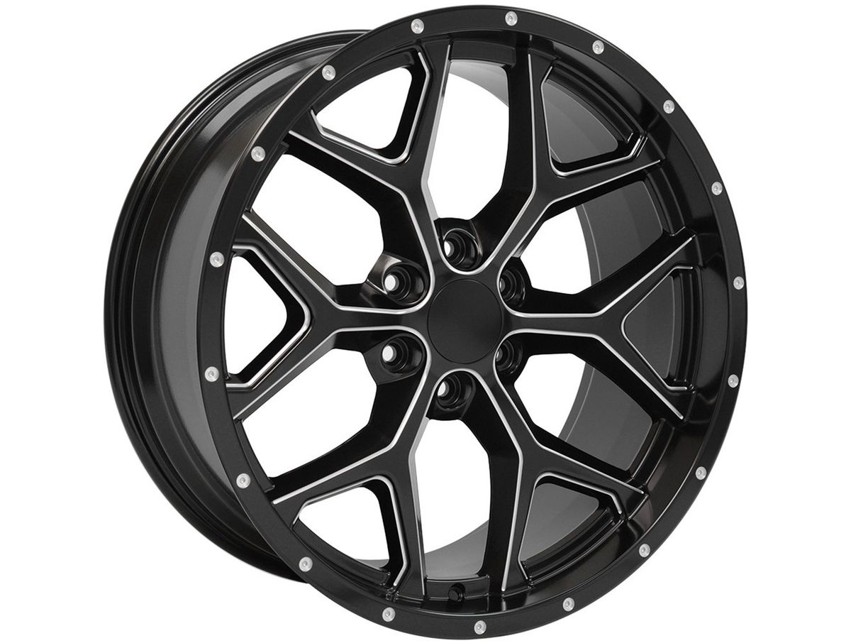 OE Milled Matte Black CV98 Wheels | RealTruck