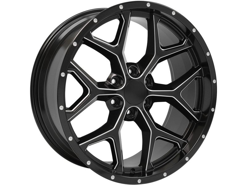 OE Milled Matte Black CV98 Wheels | RealTruck
