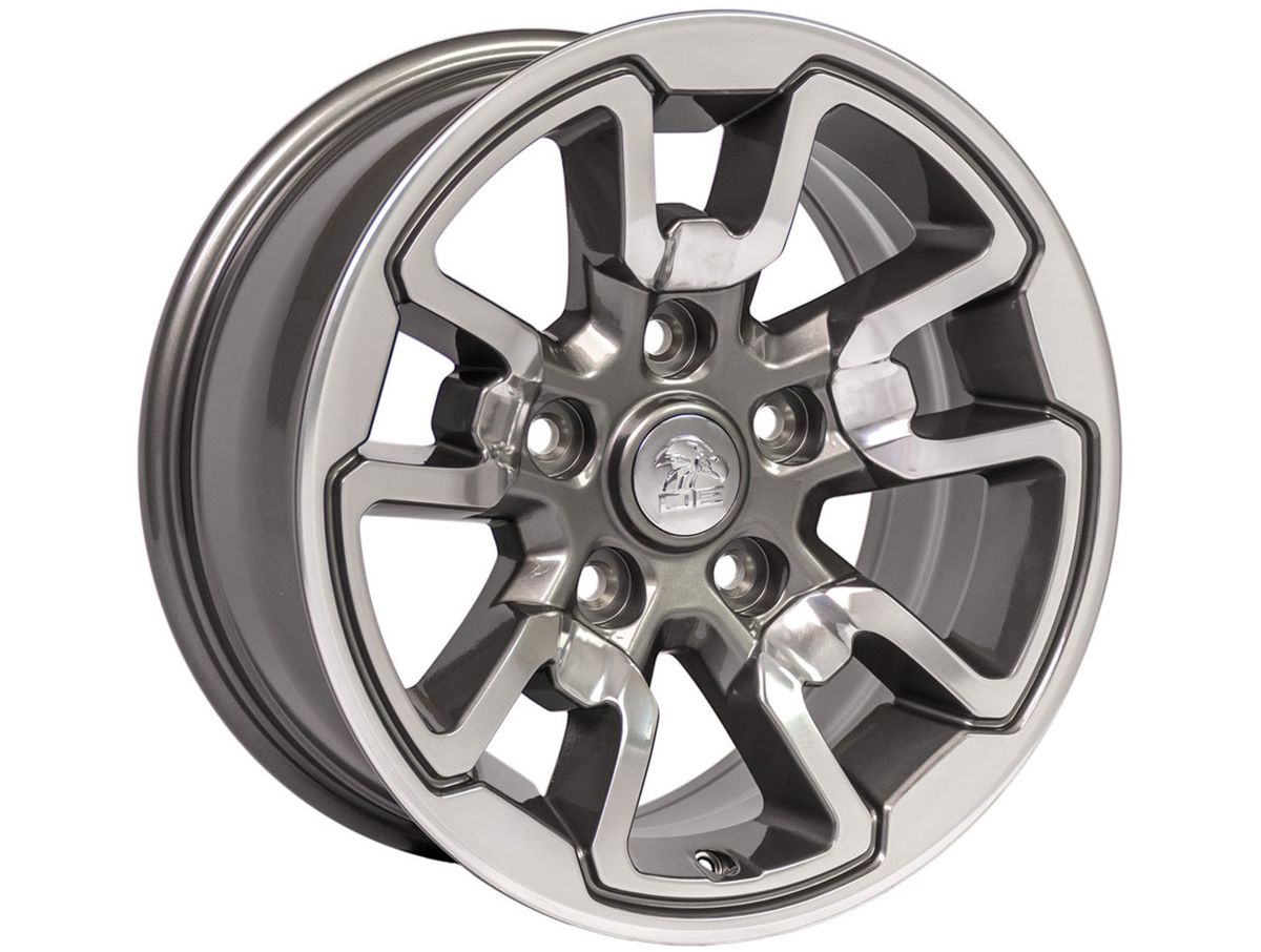 OE Polished & Grey DG55 Wheels | RealTruck