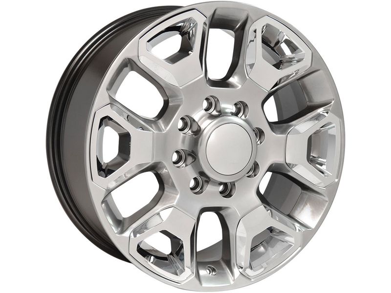 OE Silver & Chrome Inserts DG66 Wheels | RealTruck